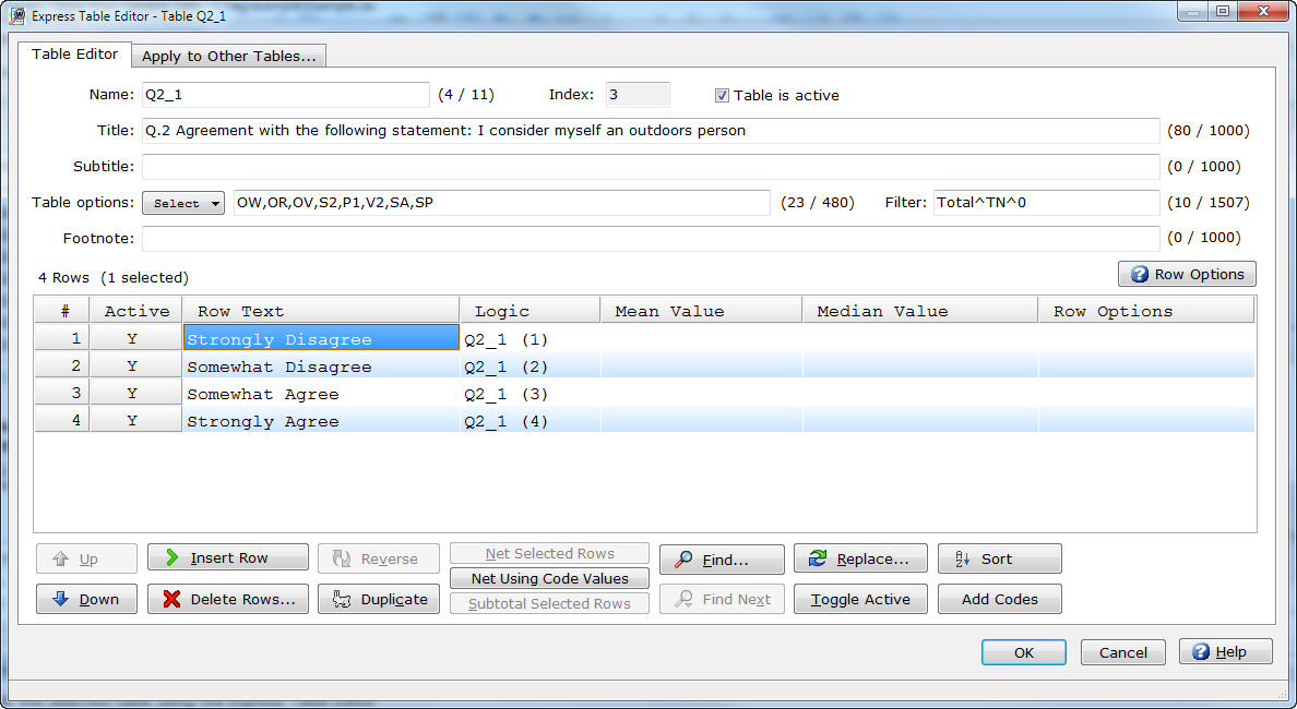 How To Create Tables Using Express Tables From Variable Data