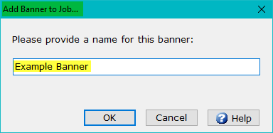 How to create a banner template using Banner Templates from Variable Data